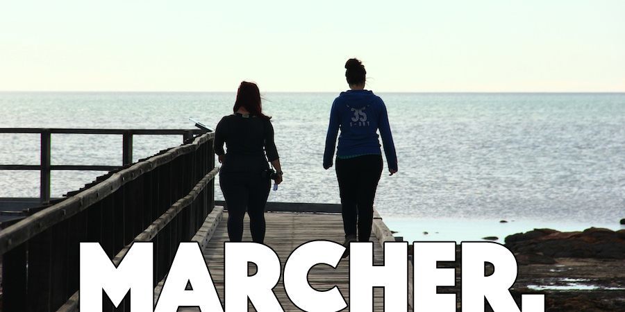 Marcher c'est bon pour la santé pis ça aide à sauver de l'argent | Béatrice